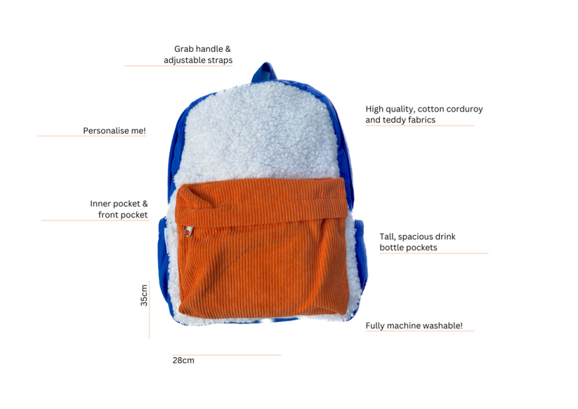 MILLER backpack – Navy Lane